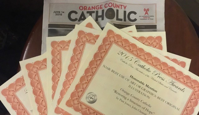‘ORANGE COUNTY CATHOLIC’ HONORED AT CATHOLIC PRESS AWARDS | OC Catholic