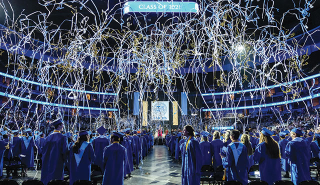 HONDA CENTER HOSTS SMCHS GRADUATION | OC Catholic